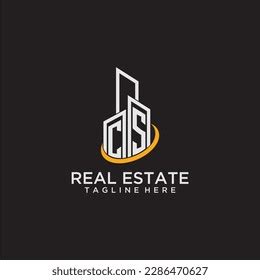 Cs Initial Monogram Logo Real Estate Stock Vector Royalty Free Shutterstock