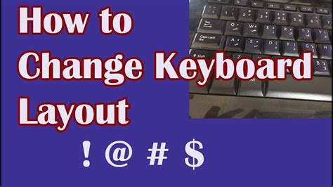 How To Change Keyboard Layout To Fix Problem Of Typing Special Character YouTube