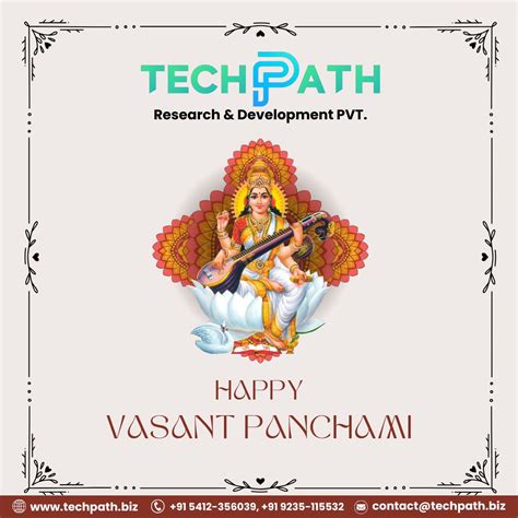 Techpath Research And Development Pvt On Linkedin Vasantpanchami