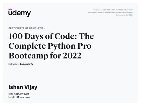 Ishan Vijay On Linkedin Python Udemy