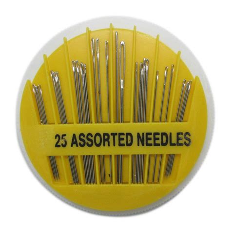 Pmw 25 Assorted Needles Mixed Sizes Hand Sewing Needles Amazon