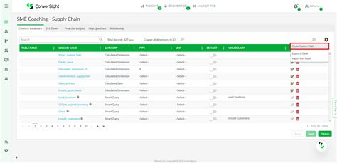 Summary Fields ConverSight Documentation