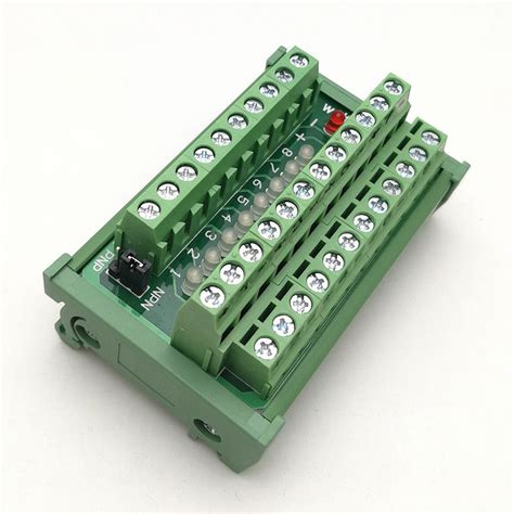 Plc Sensor Signal Input Distribution Terminal Blocks Breakout Board 8