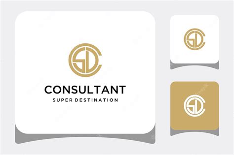 Premium Vector Illustration Modern Letter Csd Circle Geometric Logo Design