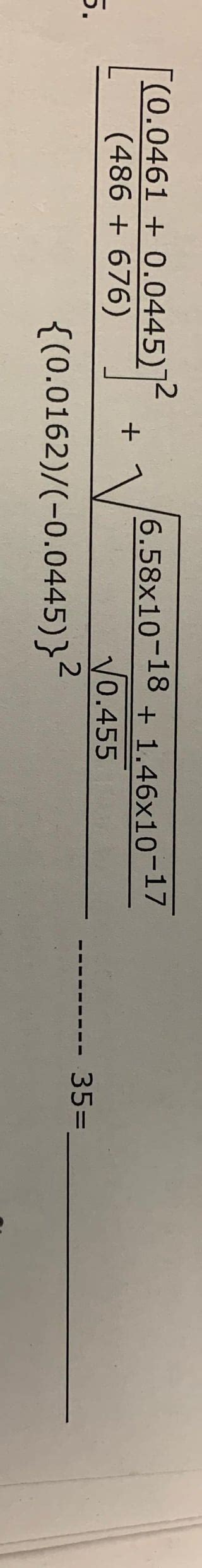 my calculator says error invalid data type when i type in my problem