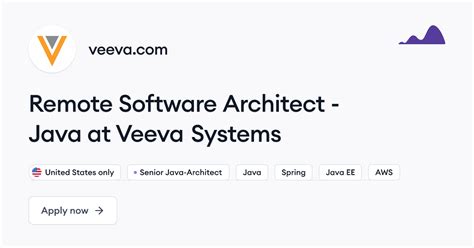 Veeva Systems Hiring Software Architect Java • Remote Work From Home