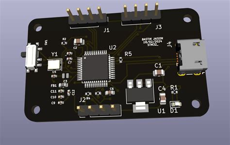 bastin jaison on linkedin pcbdesign kicad stm32 electronics