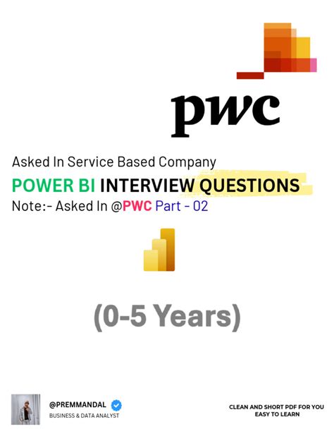 Pwc Interview Questions With Answers Part 02 Pdf Data Analysis Data