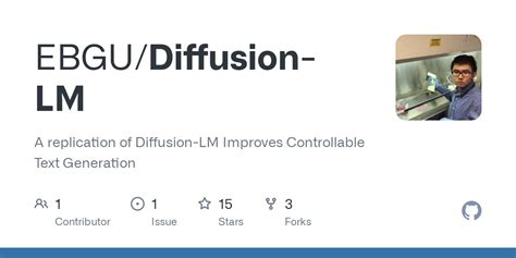 Github Ebgu Diffusion Lm A Replication Of Diffusion Lm Improves Controllable Text Generation