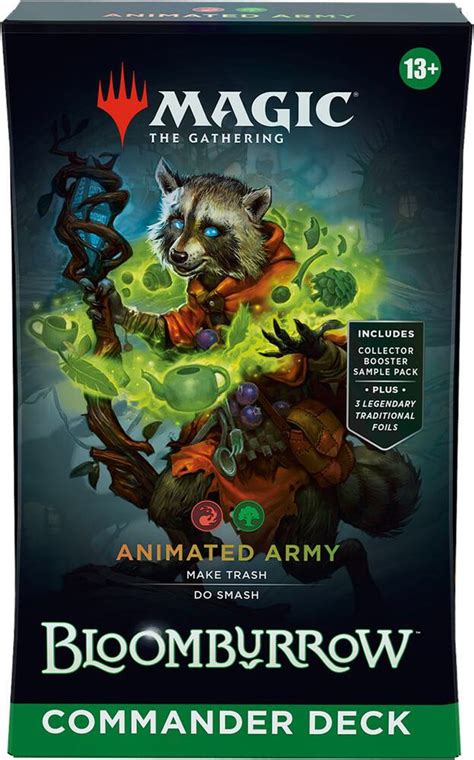 Bloomburrow Commander Deck Animated Army Commander Bloomburrow