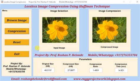 Matlab Code For Lossless Image Compression Using Huffman Algorithm ~ Matlab Project Codes
