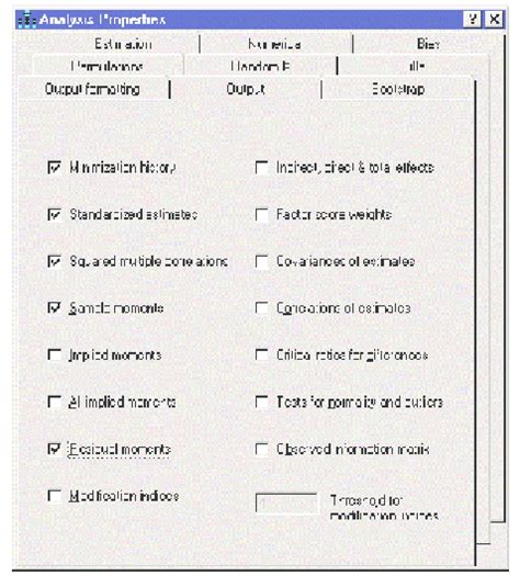 Analysis Properties Dialog Box Download Scientific Diagram