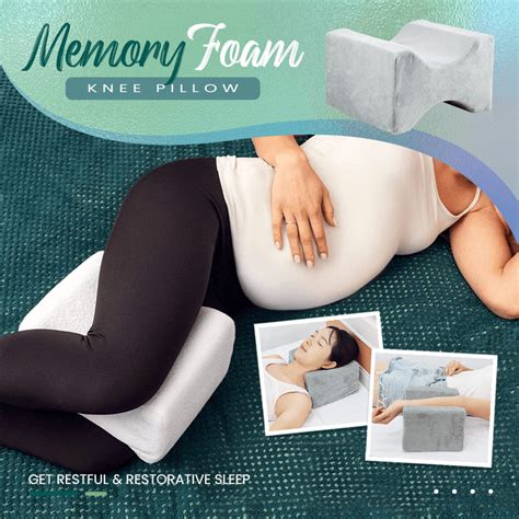 Memory Foam Knee Pillow W I Z Z G O O C O M
