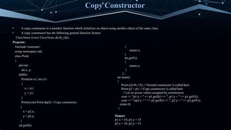 Constructor And Destructor Pptx
