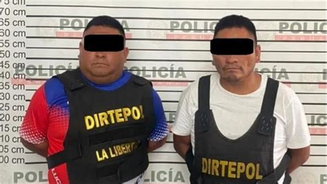 PNP captura a dos miembros de Los Pulpos de Trujillo cuando recibían dinero de una de sus