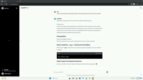 Python Remove Links From Text Youtube