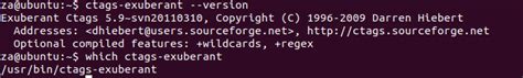 ctags安装及使用 ubuntu查看ctags安装位置 csdn博客