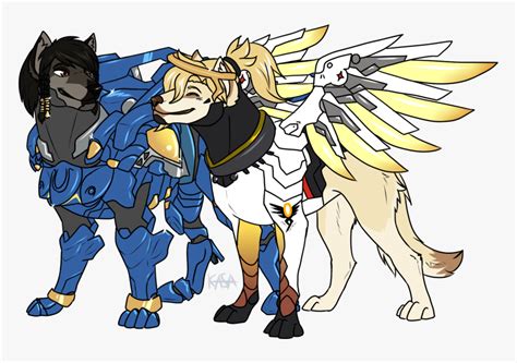 Pharah And Mercy Mercy Pharah Hd Png Download Kindpng