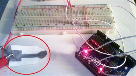 arduino construcción y programación de sensor táctil con papel y lapiz