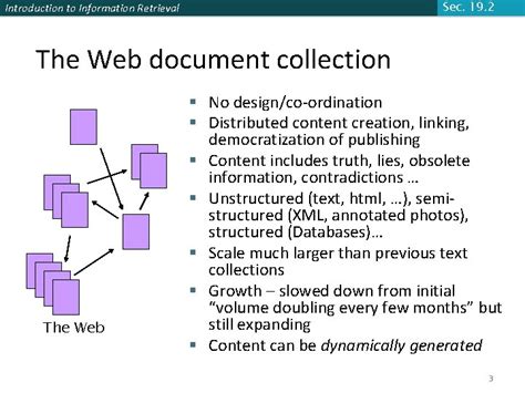 Introduction To Information Retrieval Web Search Basics Introduction