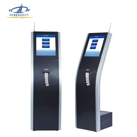 Hf302 Wireless Queue Call System Machine Kiosk Hfsecurity Biometric