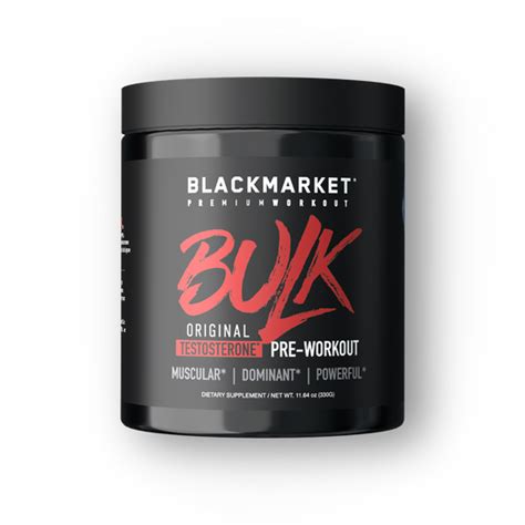 Buy Premium Pre Workout Products Black Market Labs