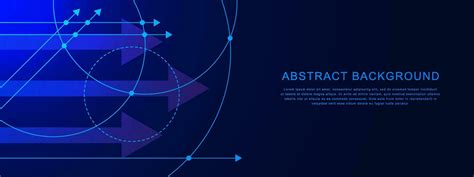 Abstract Dots And Lines With Gradient Arrow For Futuristic World Data Network Concept Background