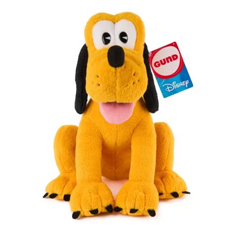Spinmaster Disney Gund Pluto Classic Soft Toy 35 5cm Disney Store
