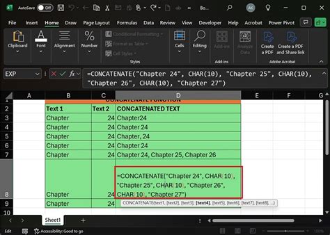 Excel Concatenate Excel