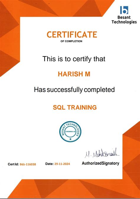 Sql Databasemanagement Storedprocedures Learning Besanttechnologies Harish M