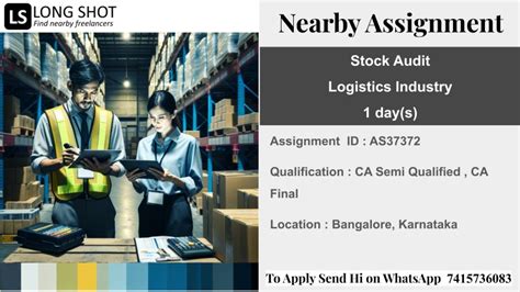 Apply Via Whatsapp With Assignment Id As37372 Or Click The Link To Apply Gtv