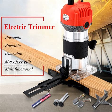 전기 목재 밀링 머신 Cnc 트리머 라우터 목공 수동 조각 슬롯 트리밍 핸드 조각 220v 1100w우드 라우터 Aliexpress