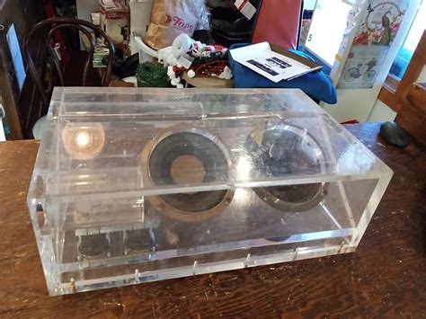 Bose Bose Acoustimass 5 Subwoofer In Acrylic 2000s Clear Reverb