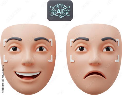 This Image Shows Ai Analyzing Facial Expressions To Recognize Emotions