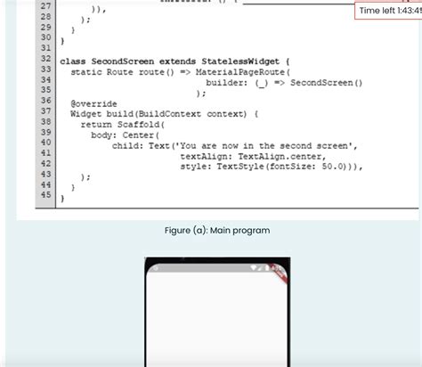 Solved Consider The Flutter Program Given In Figure A Chegg