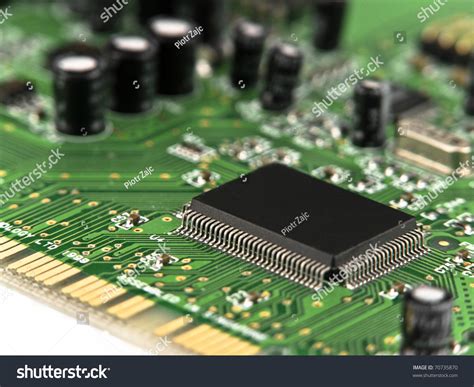 Microchip On Printed Circuit Board Pcb Stock Photo Shutterstock