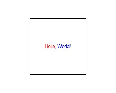 R Grid Package How To Create A TextGrob With Multiple Colors And Position It In The Center Of A