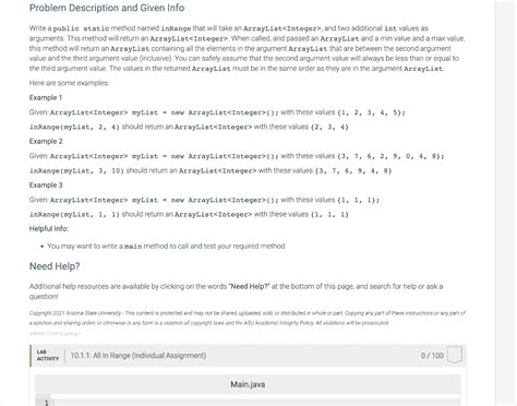 Solved Problem Description And Given Info Write A Public Chegg