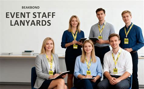 Beakbond Event Staff Badge Lanyards With Pvc Pass Cards 25