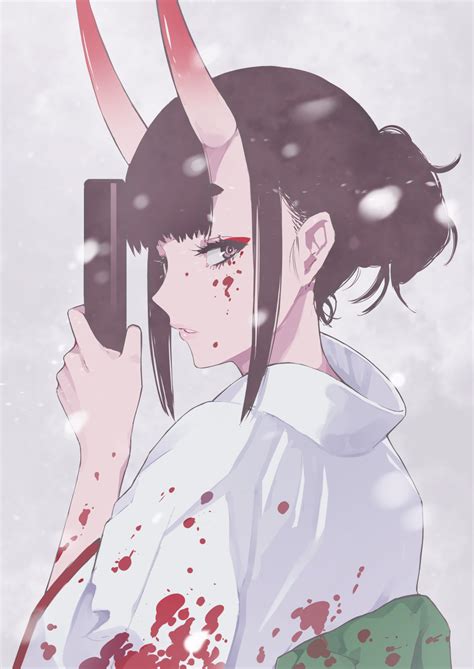Fate Series Demon Horns Shuten Douji Fate Grand Order Japanese Kimono Kimono Ibaraki