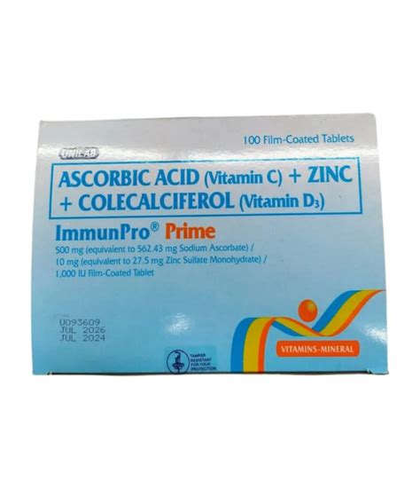 Immunpro Prime Fc Tab50010mg1000iu 100 Rose Pharmacy Medicine Delivery