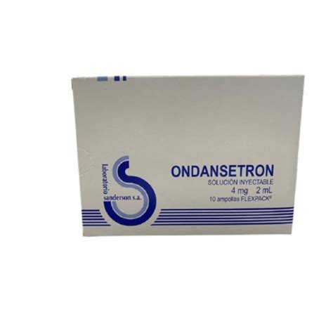 OndansetrÓn 4 Mg 2 Ml Ampolla X 10 Unidades