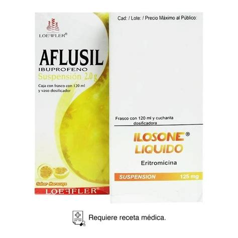 Ilosone Eritromicina 125 Mg Suspensión 120 Ml Walmart