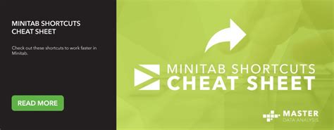minitab master data analysis