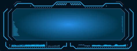 Premium Vector Holographic Display With Frames And Interface Science