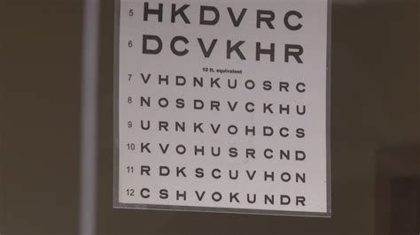 Dmv Eye Charts 105365 The Same Eye Chart Is Hanging Up 47 Off
