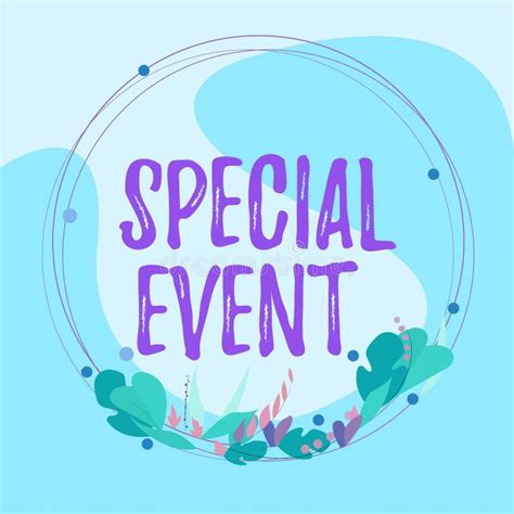 Writing Displaying Text Special Event Word Written On Function To Generate Money For Non Profit