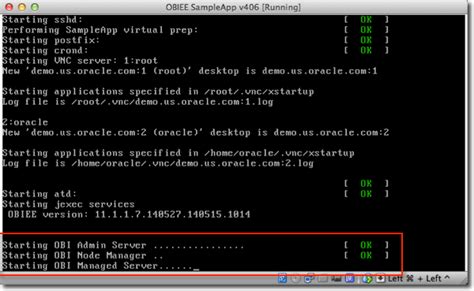 SampleApp V Automatic Startup Of OBIEE