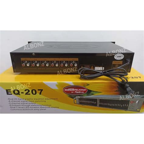 graphic equalizer db audio by astron equalizer eq 207 dual 20 band