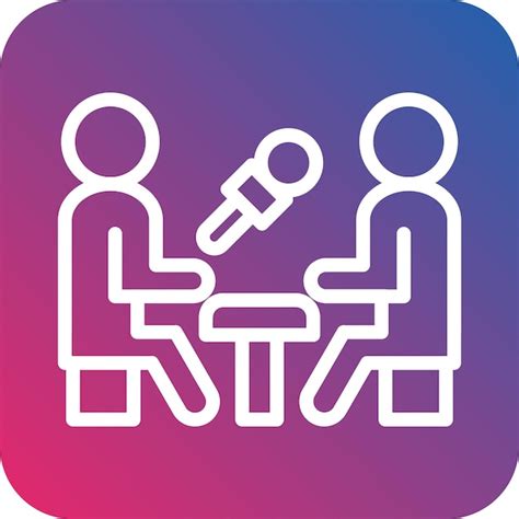 Premium Vector Vector Design Interview Icon Style